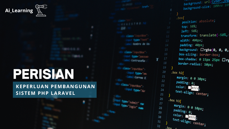Keperluan Perisian Dan Aplikasi Untuk Pembangun Sistem PHP Laravel